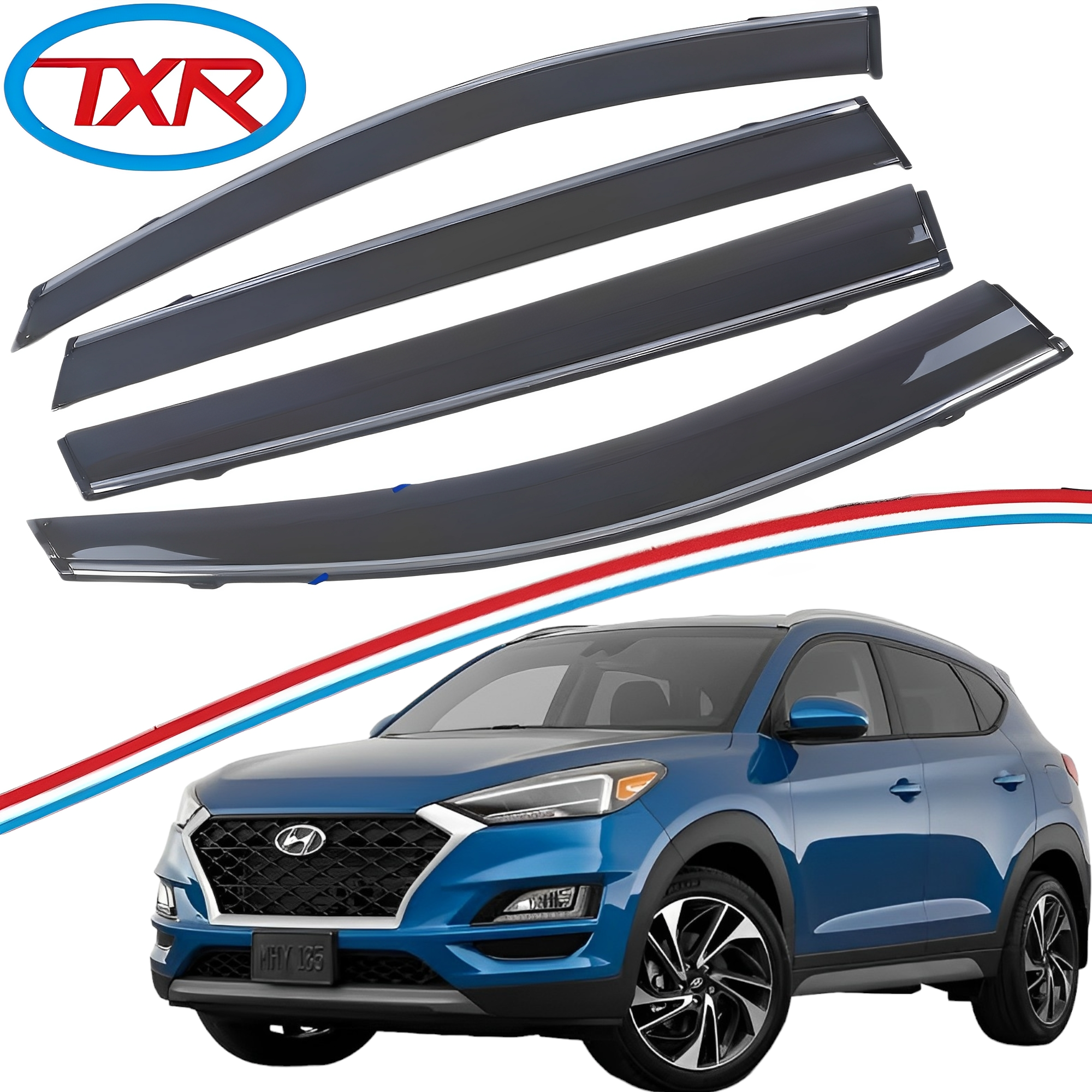 Hyundai Tucson 2020-2024 - TXR Airpress / Window Visor – Mughal Autos